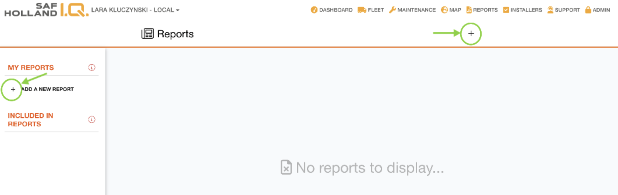 Creating New Generic Reports