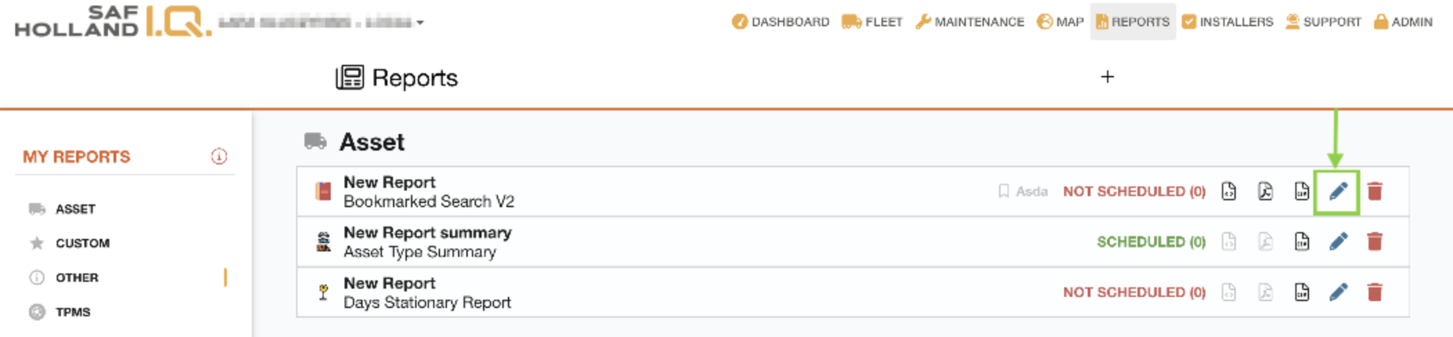 Editing Generic Reports