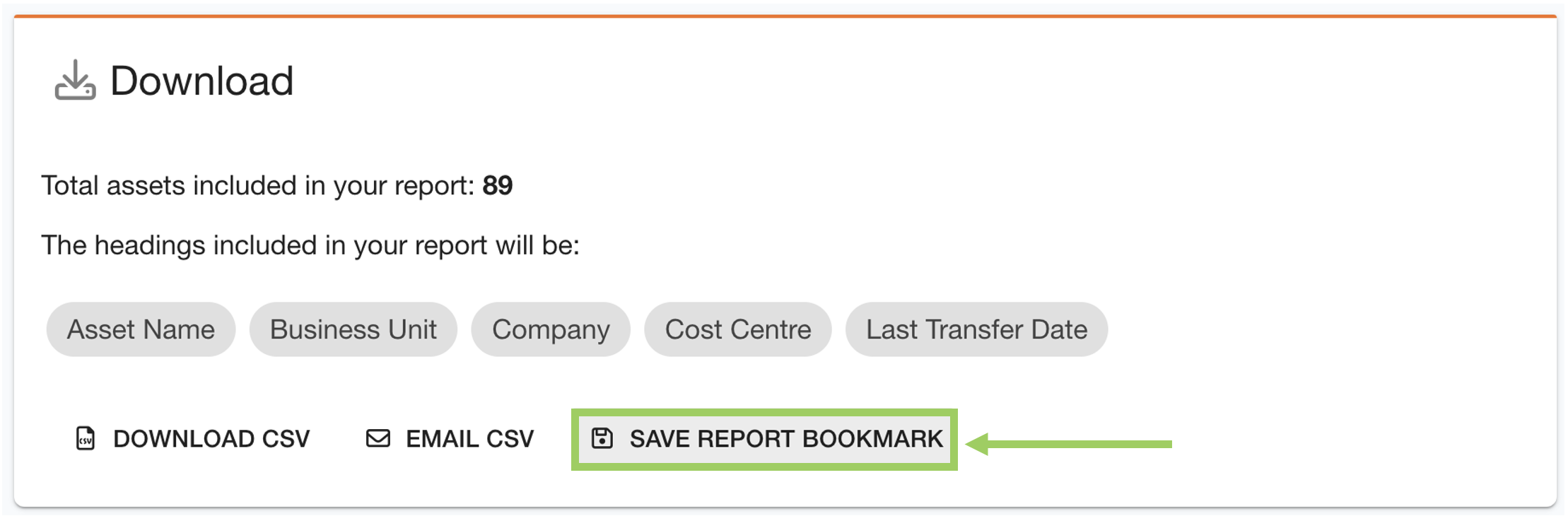 Using Report Builder Bookmarks