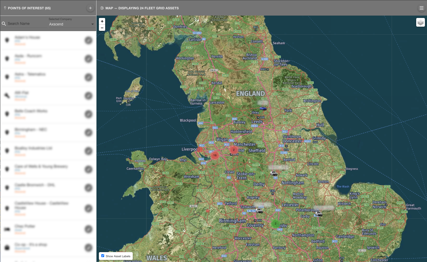 Displaying Assets On The Map