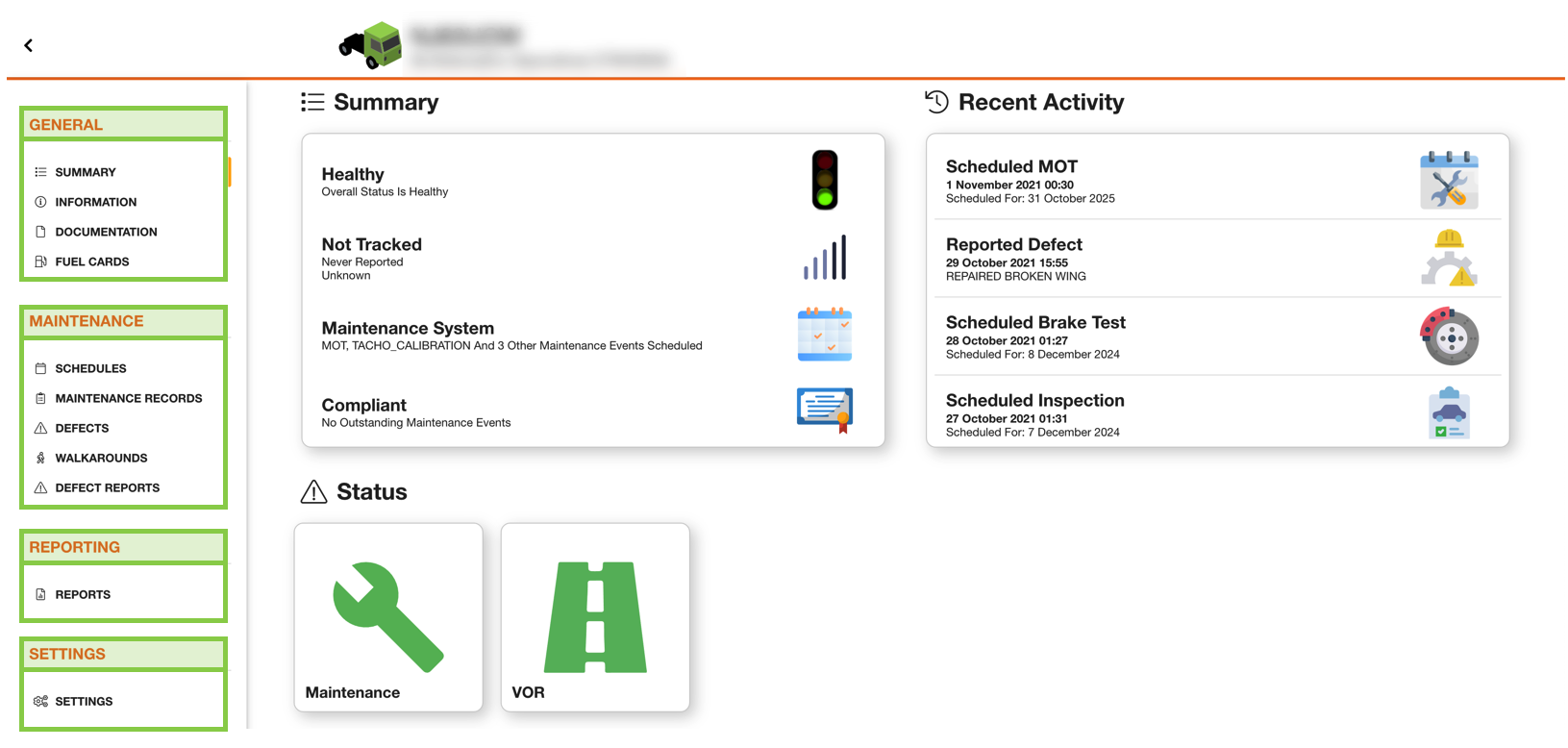 Navigating The Asset Dashboard