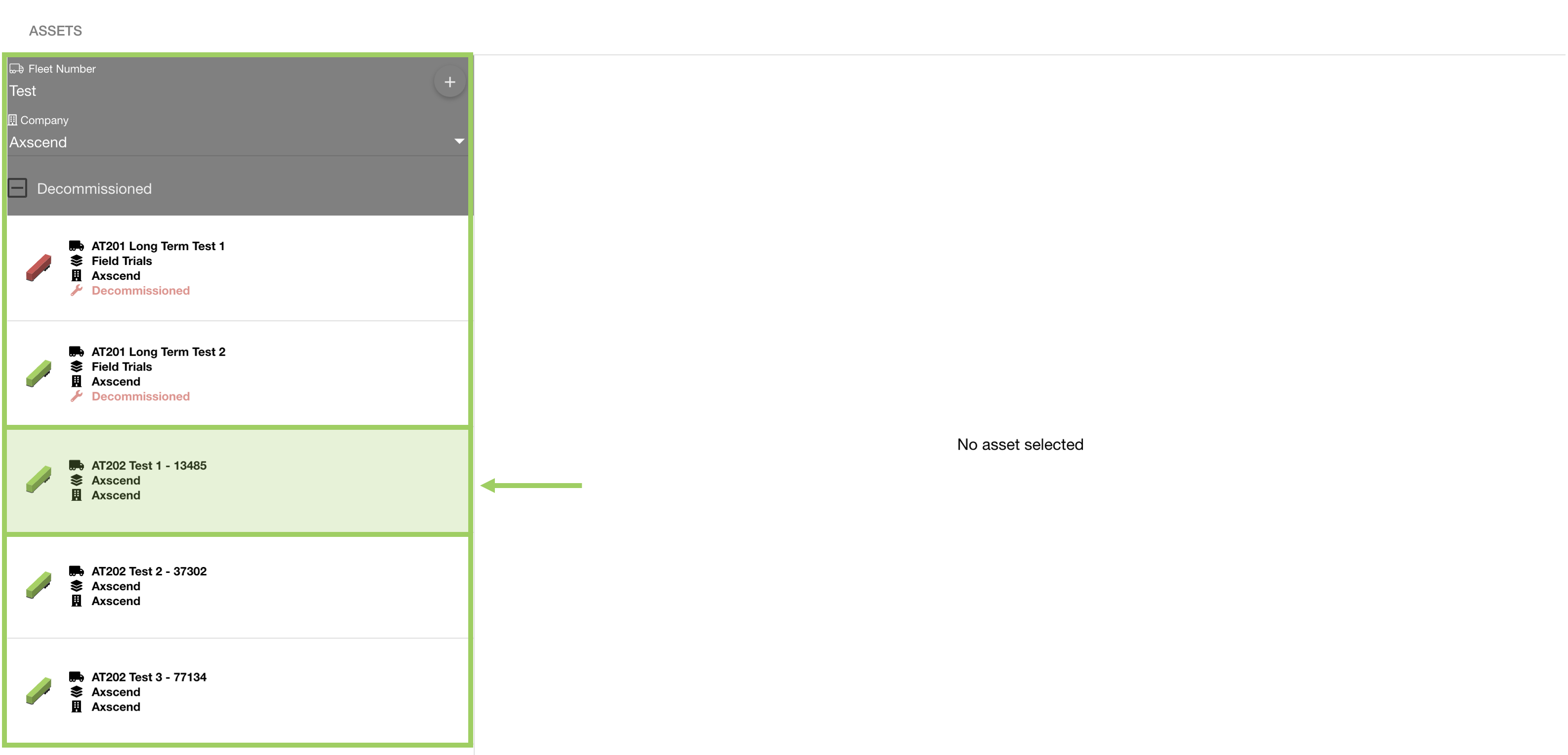 Adding Assets to Groups