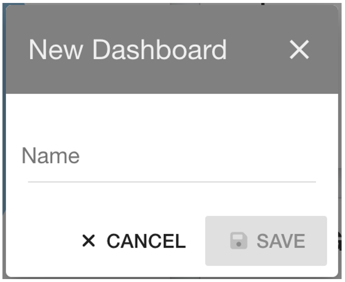 Adding A New Dashboard