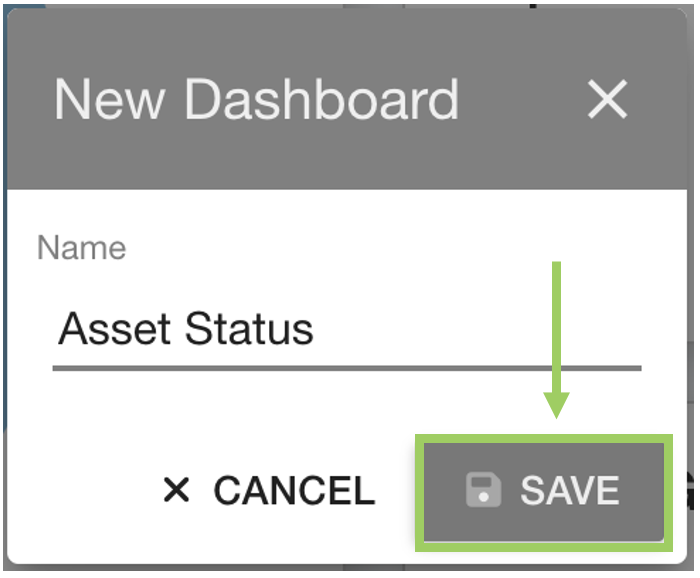 Adding A New Dashboard