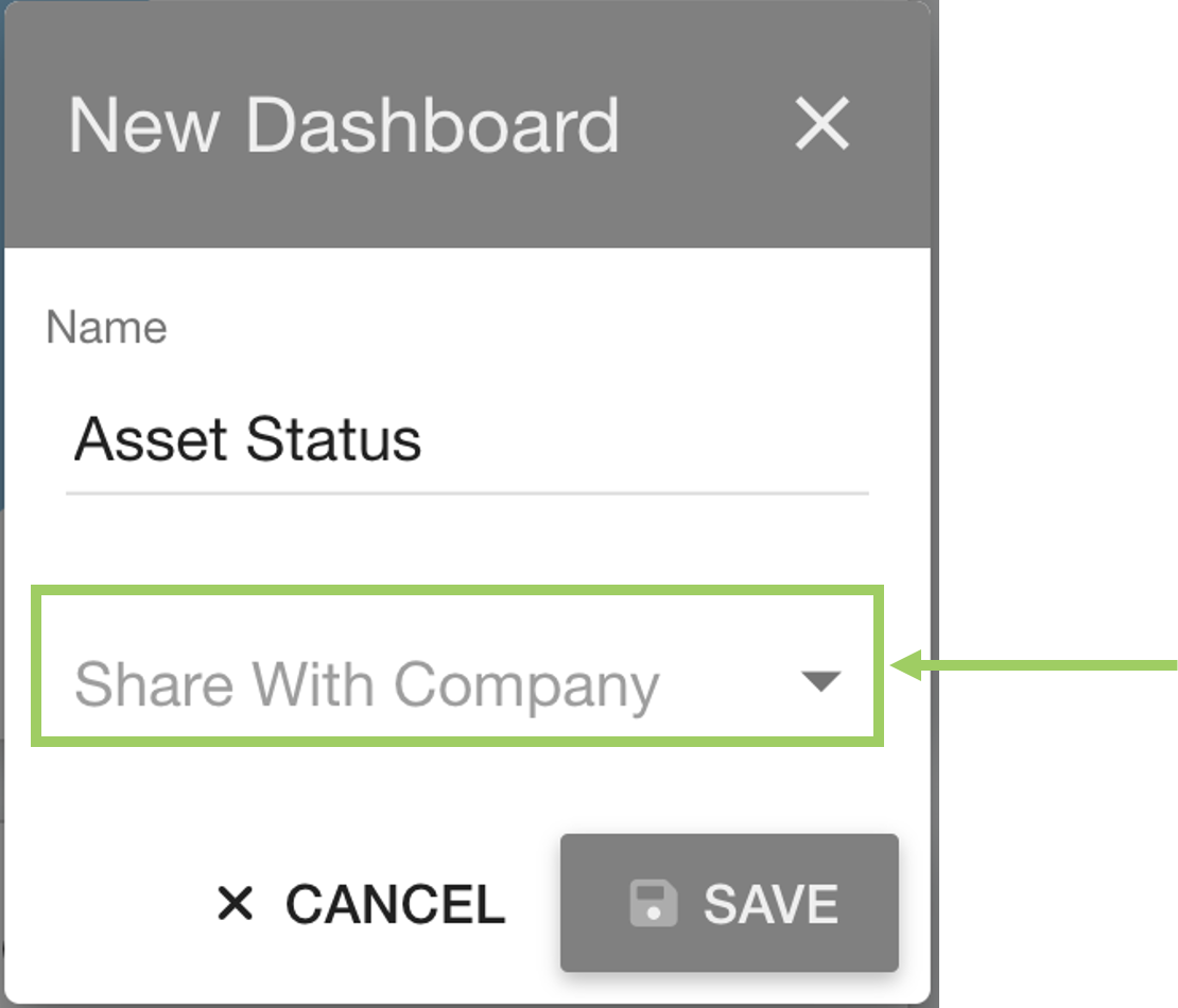 Adding A New Dashboard