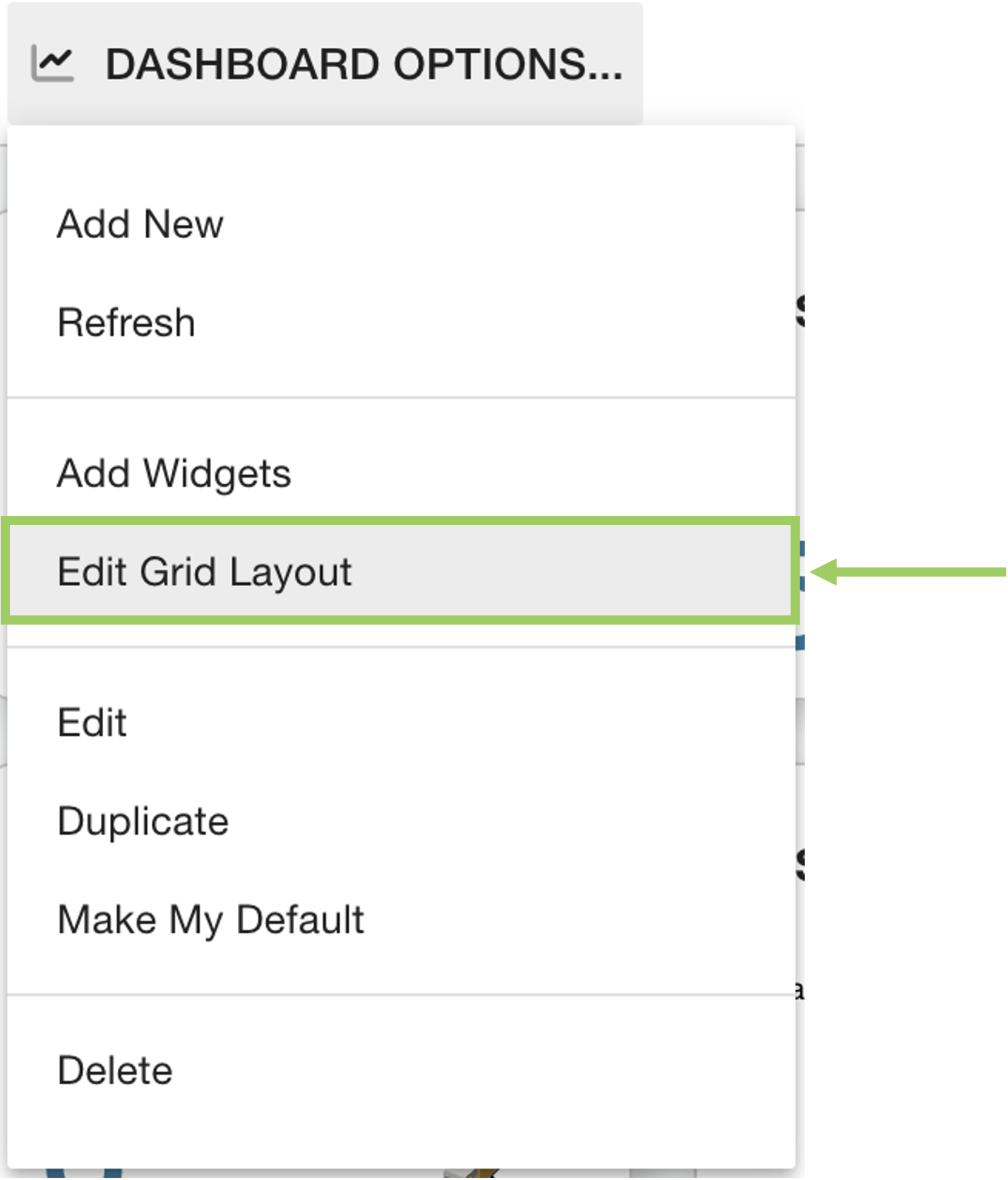 Editing a Dashboard For Different Screens